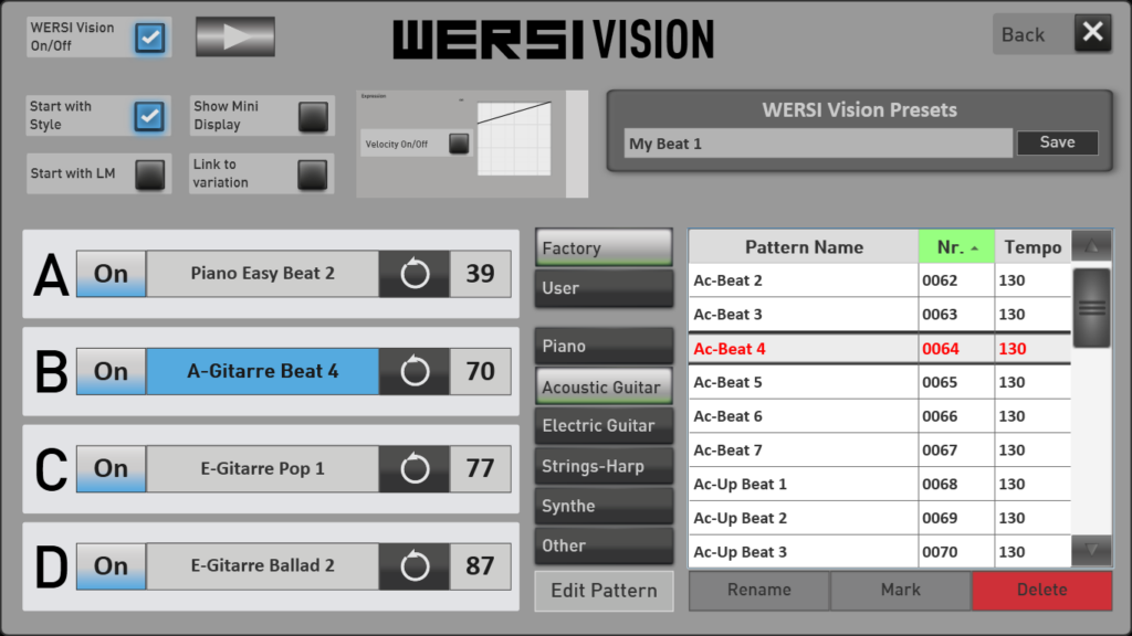 Wersi Sonic OAX v3.0 Collection - Allens Music Centre