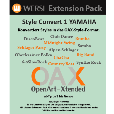 Yamaha style converter - Allens Music Centre
